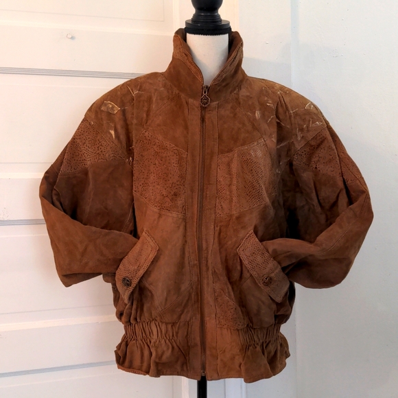 Winlit | Jackets & Coats | Vintage Winlit Leather Bomber Jacket Sm ...